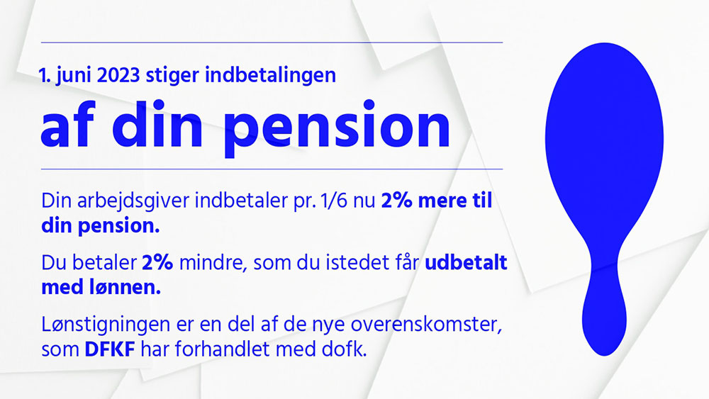 Overenskomststigning til frisører + kosmetikere 1 marts 2024